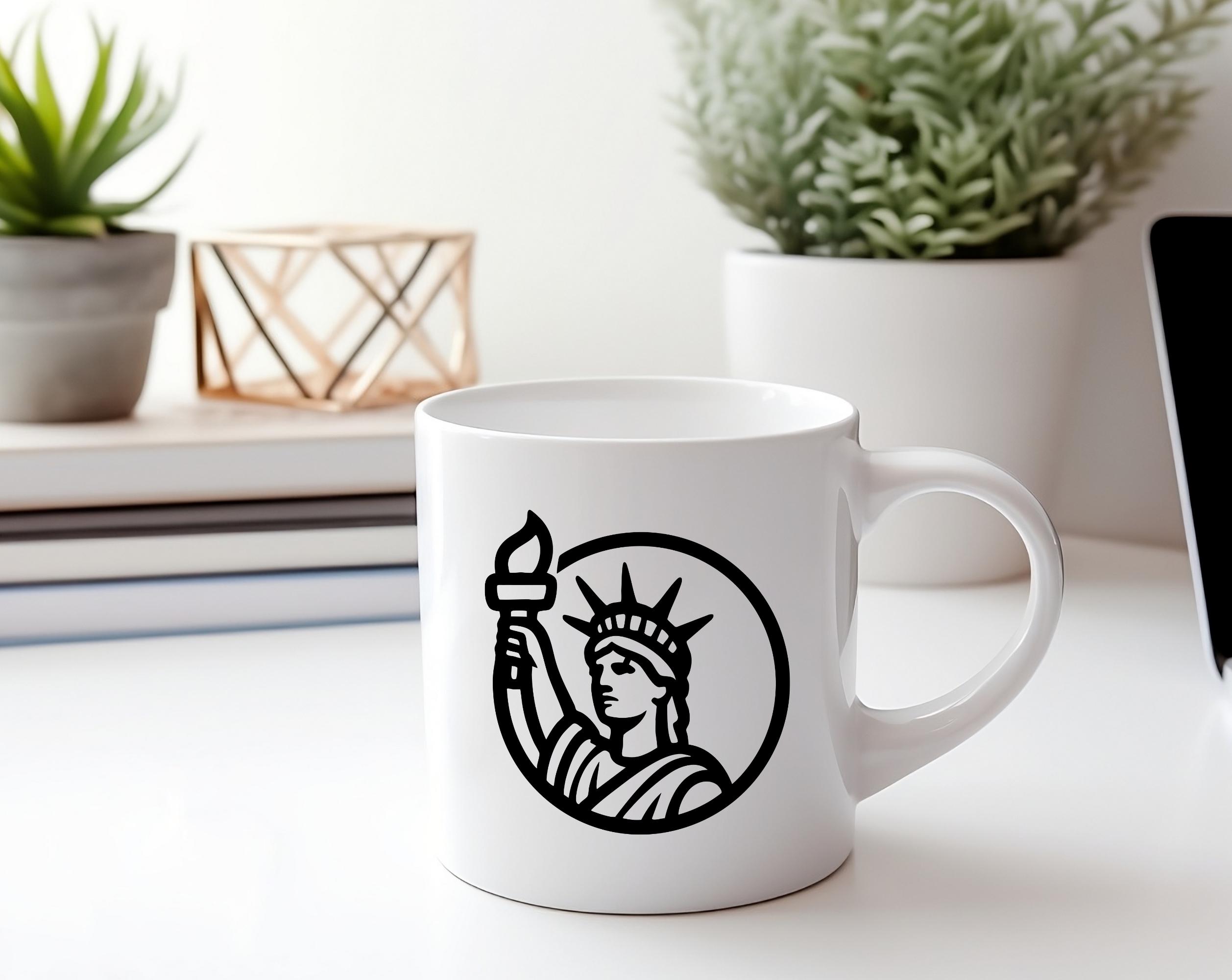 Statue of Liberty SVG PNG, Freedom Symbol Clipart, USA Patriotic Design ...