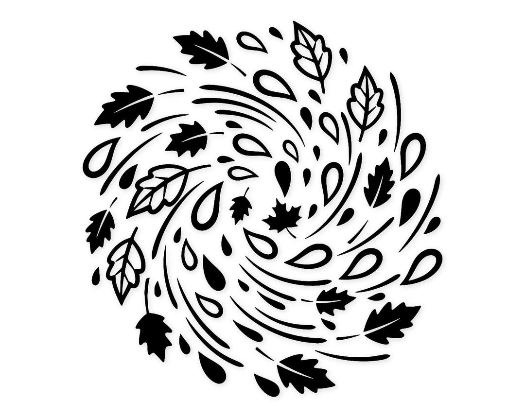 Windy Day Icon Svg Png: Playful Design for Crafts - Etsy