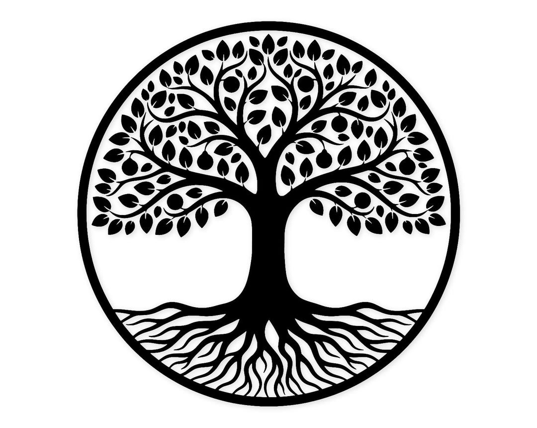 Tree of Life Symbol Svg Png: Bold High Contrast for Cutting Projects - Etsy