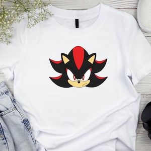 Shadow the Hedgehog Face SVG and PNG | Detailed Gaming Character Design ...
