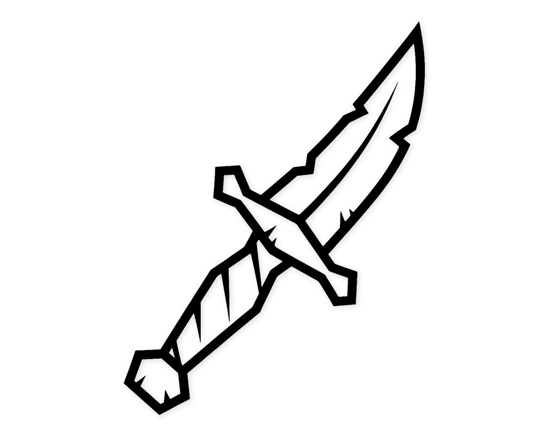 Worn Dagger Svg Png: Cut Ready Digital Design for Cricut Silhouette - Etsy