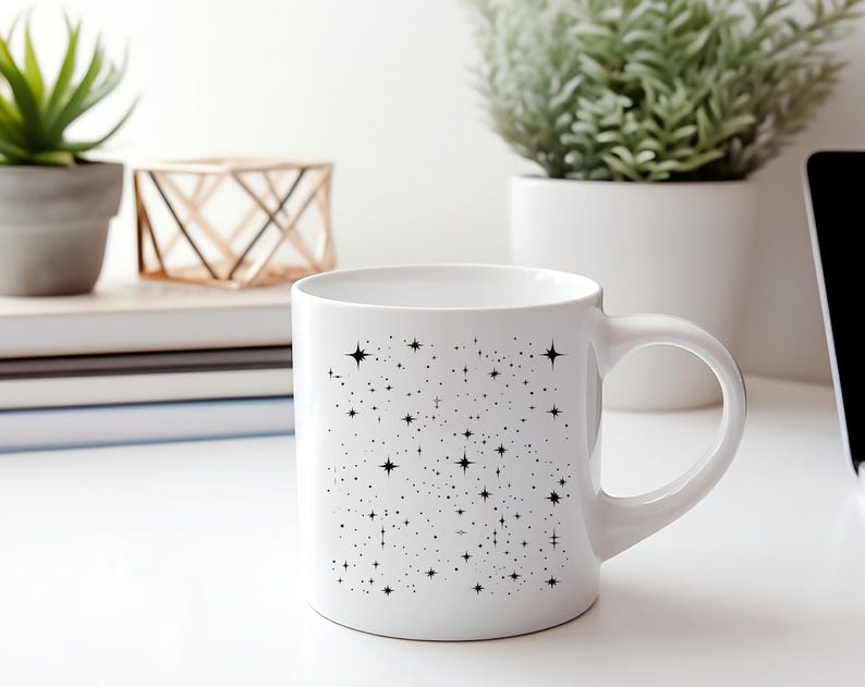 Stars Svg, Sparkles Svg, Minimalist Starry Design, Sparkle Clipart ...