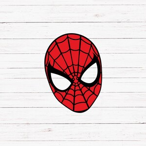 Spiderman Layered Svg Clipart | Spiderman Web, Spiderman Head and Hand ...