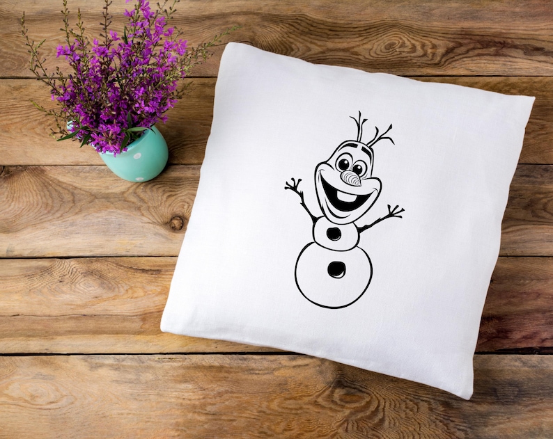 Olaf Outline Svg | Frozen Olaf Svg | Adorable Olaf Clipart for Cricut ...