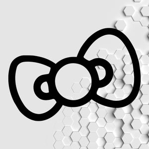 Contorno De Lazo De Hello Kitty Png Hello Kitty, Lazo Rosa, Png