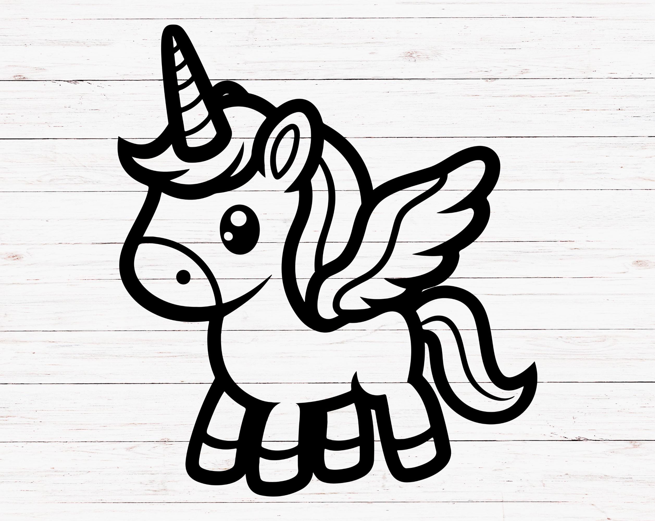 Unicorn Svg, Unicorn Outline Svg, Layered Unicorn, Unicorn Png, Cute ...