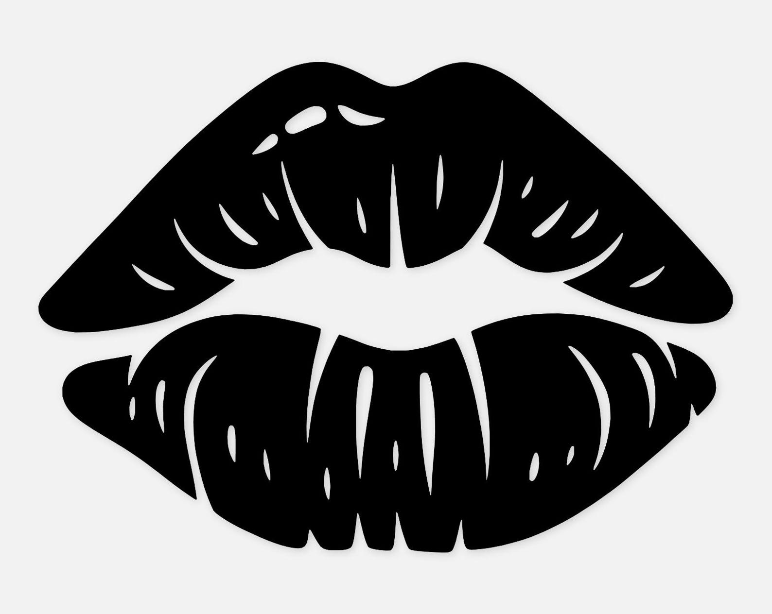 Lipstick Smudge Svg Png: Bold Cut File for T-shirts - Etsy