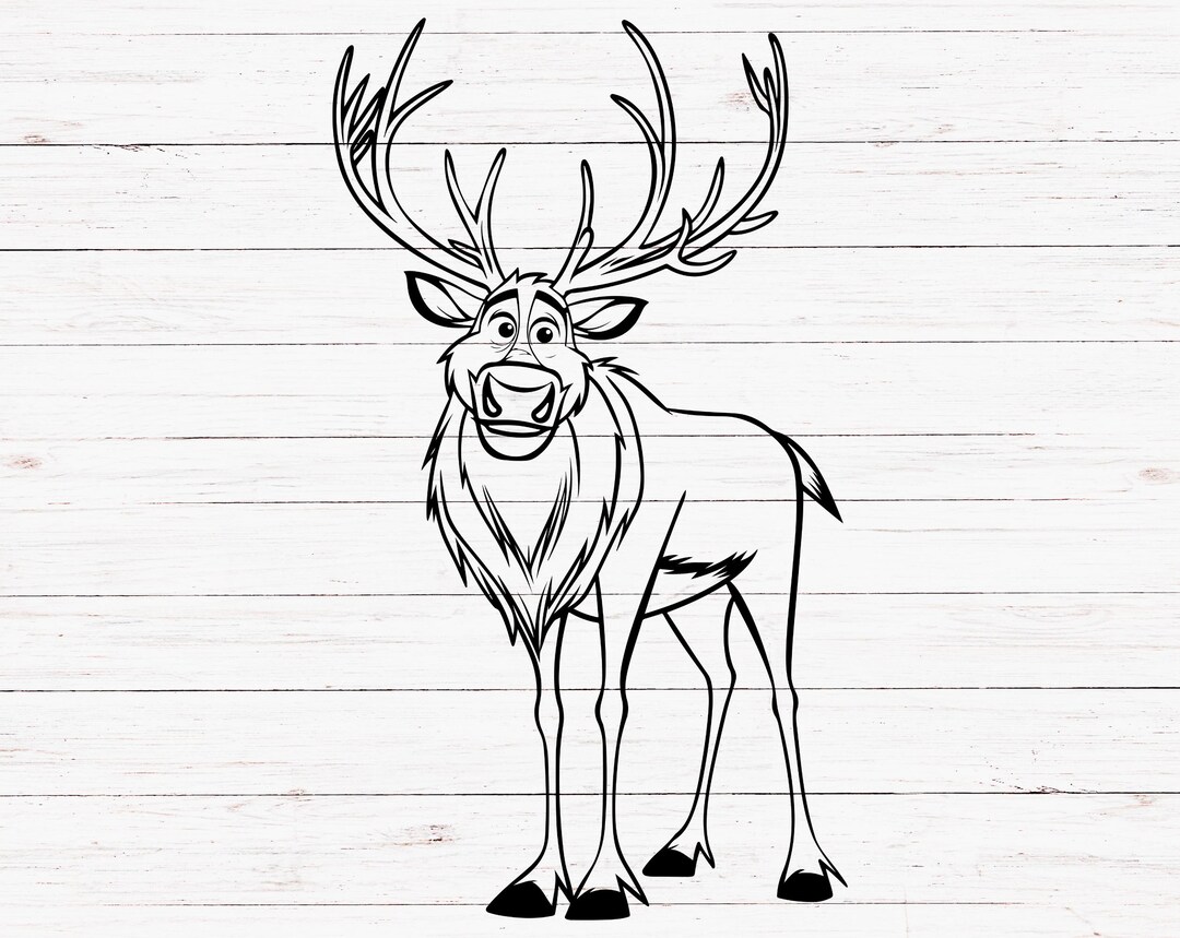 Frozen Sven Svg, Frozen Sven Png, Frozen Sven Clipart Svg, Frozen Olaf ...