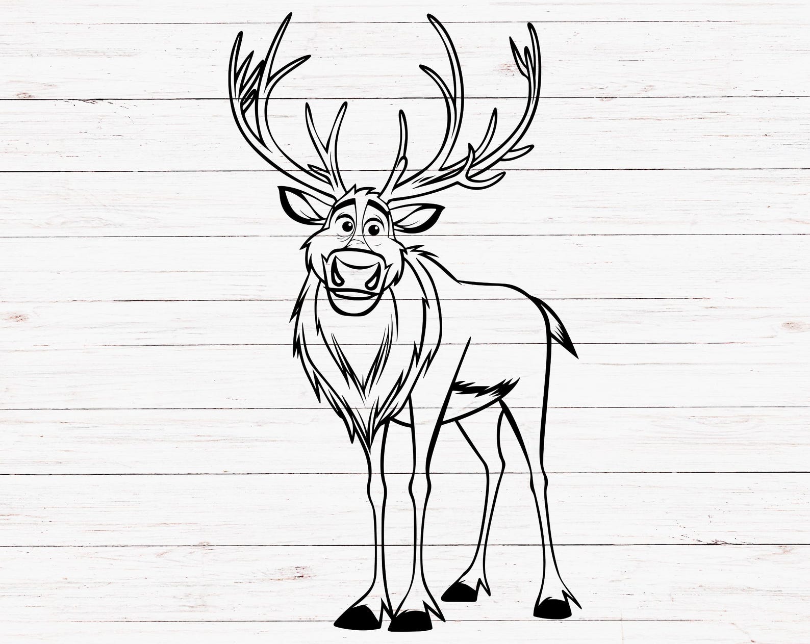 Frozen Sven Svg, Frozen Sven Png, Frozen Sven Clipart Svg, Frozen Olaf ...
