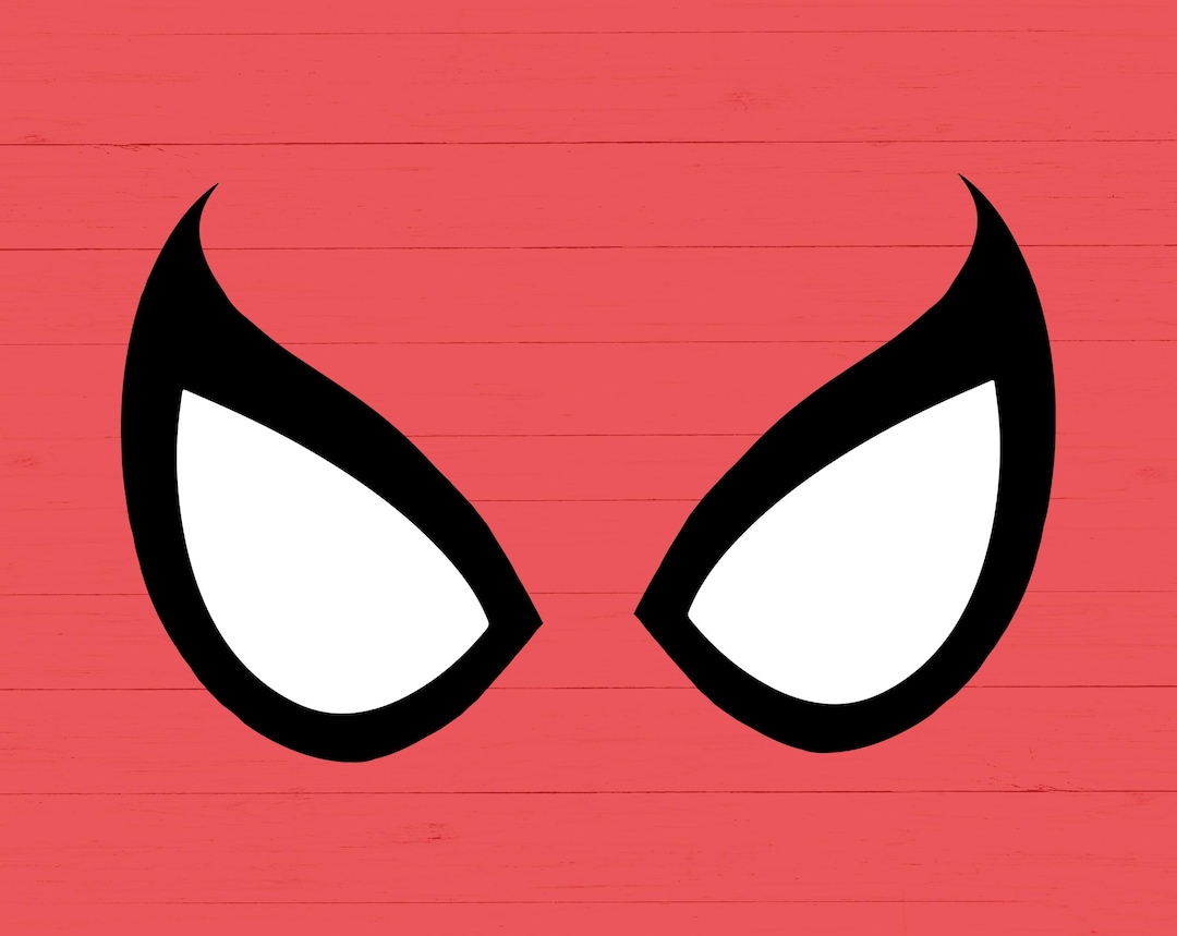 Spiderman Eyes Svg, Spiderman Svg, Layered Spiderman Eyes Svg ...