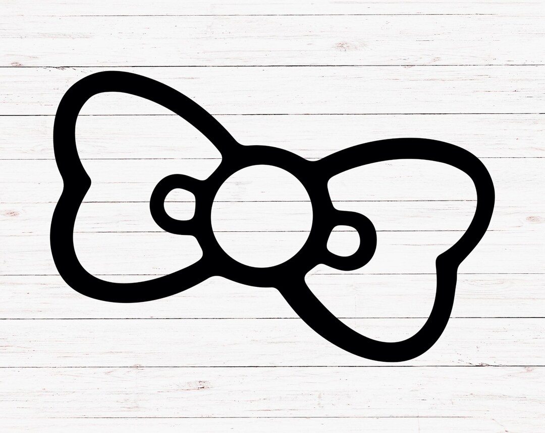 Bow Outline Svg, Bow Svg, Kitty Bow Svg, Bow Png, Cute Bow Svg, Cut ...