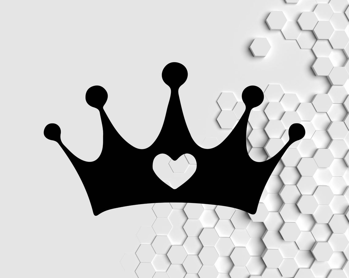 Crown Svg - Elegant Crown SVG & PNG - Royal Crown Line Art for Crafting ...