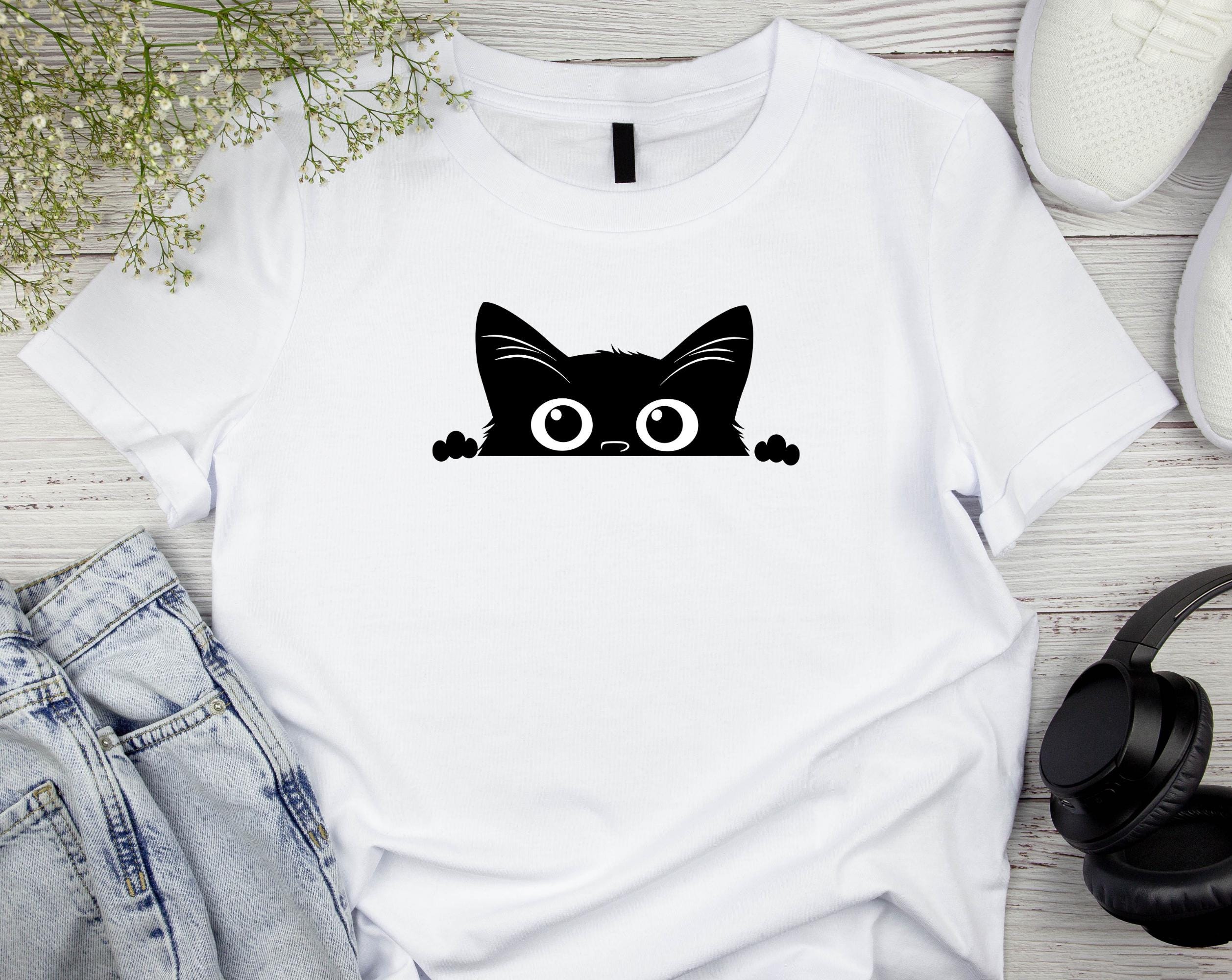 Peeking Cat Svg, Cat Svg, Cute Cat Svg - Cute Cat Digital Cut - Print ...