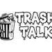 Trash Talk Typography Svg Png: Bold Graffiti Design for Stickers - Etsy