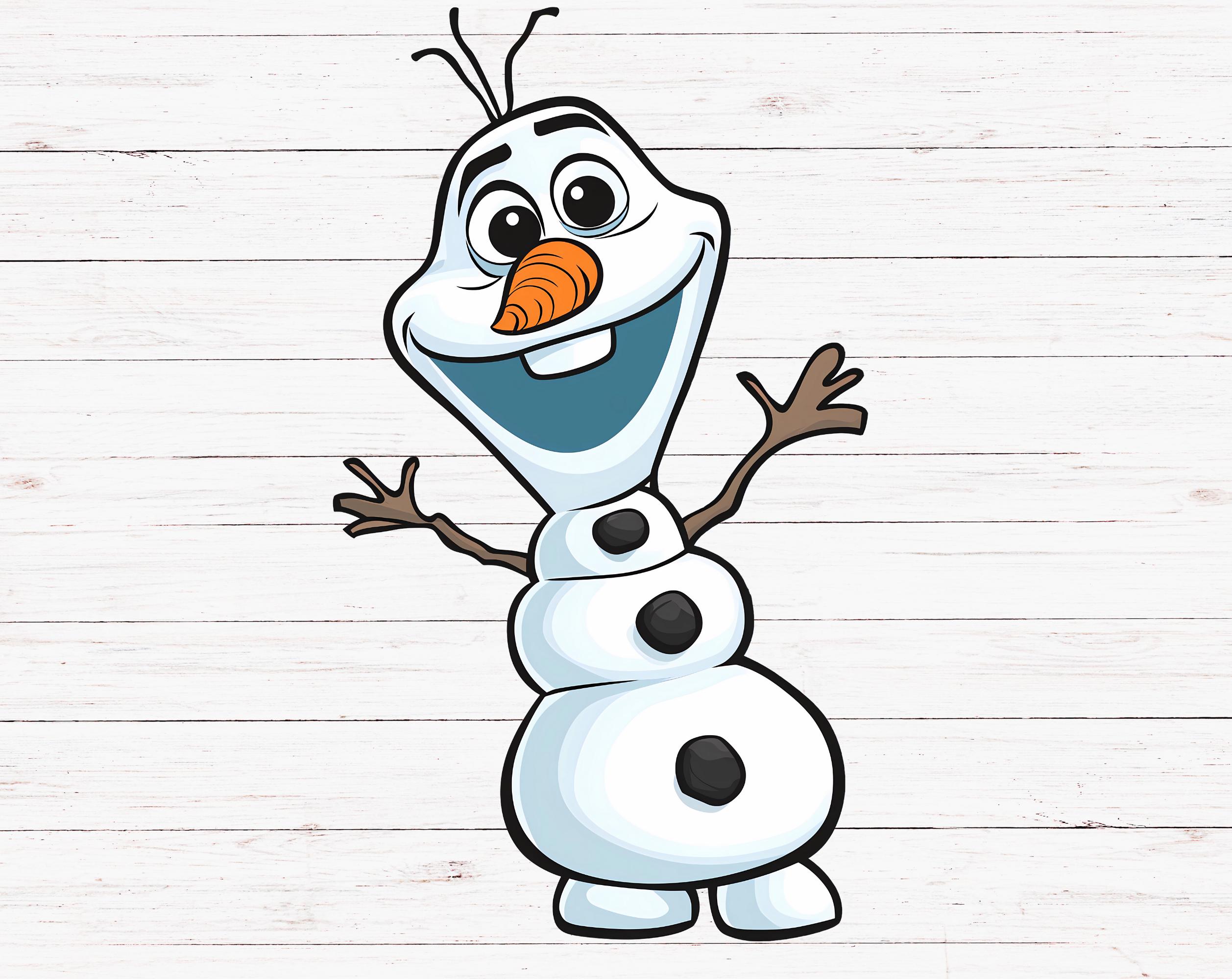 Frozen Olaf Png, Cartoon Style Olaf Clipart, Olaf Png, Frozen Clipart ...