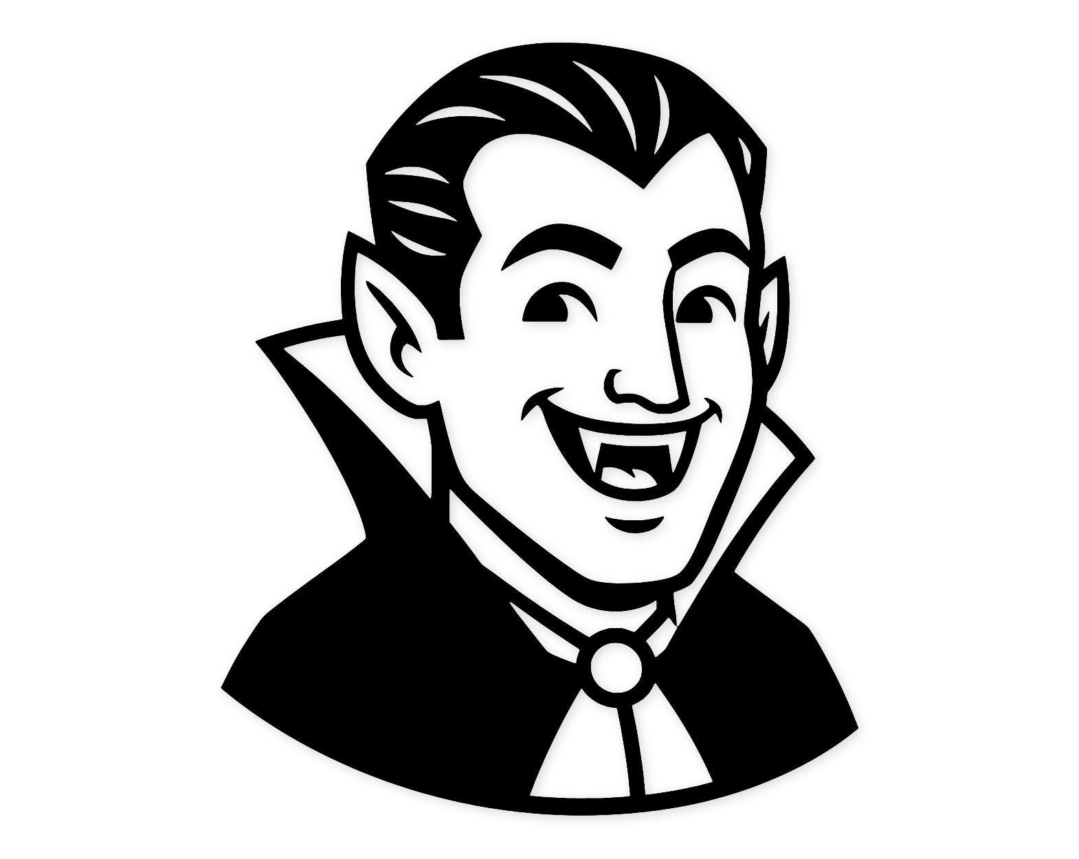 Cute Vampire Svg Png: Clean Line Art for Cricut Projects - Etsy