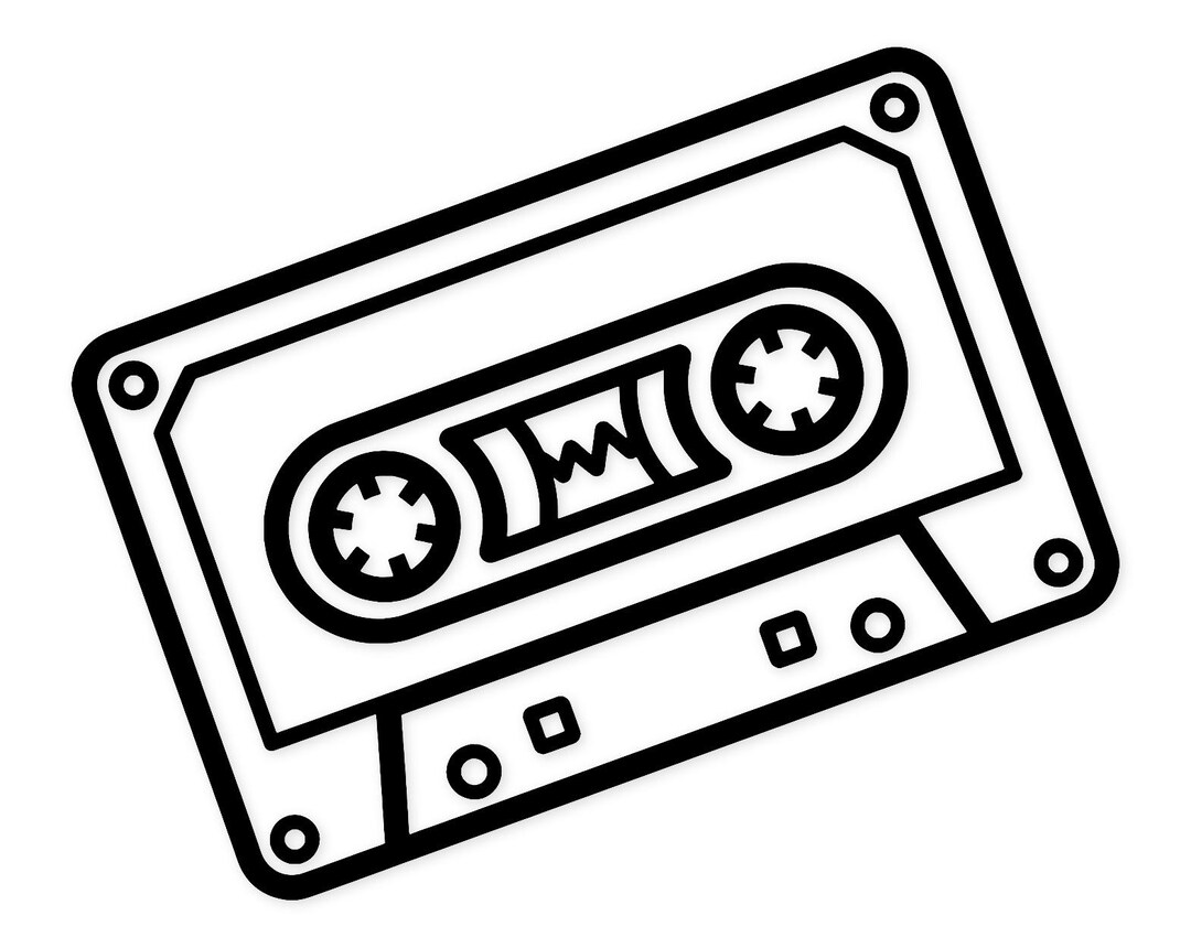 Retro Cassette Tape Svg Png: Cut Ready Digital Design for Cricut ...