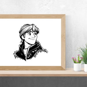 Kristoff Svg, Kristoff Frozen Svg, Frozen Kristoff Svg, Cute Kristoff ...
