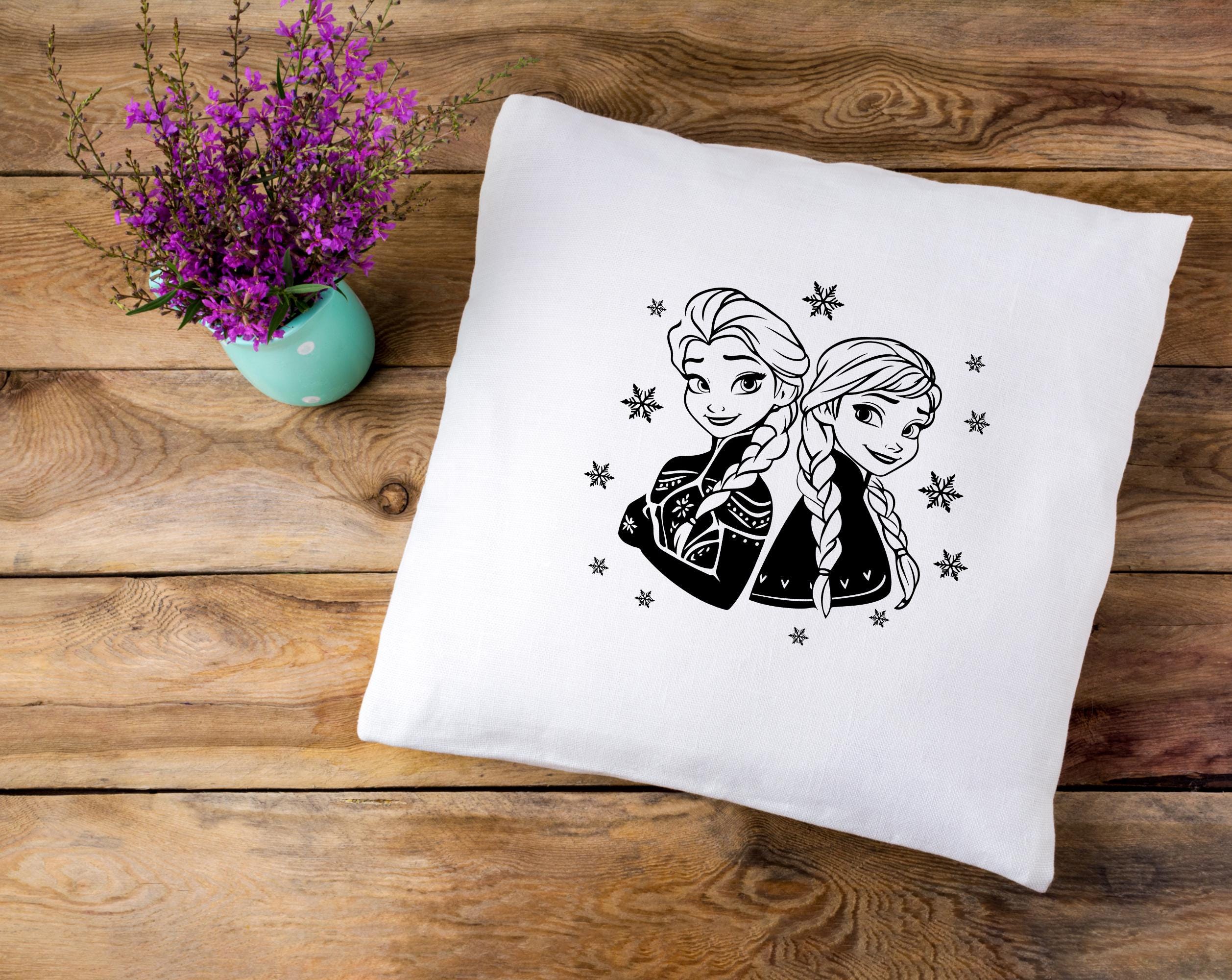 Elsa and Anna Svg, Elsa Svg, Anna Svg, Elsa Outline, Anna Outline ...