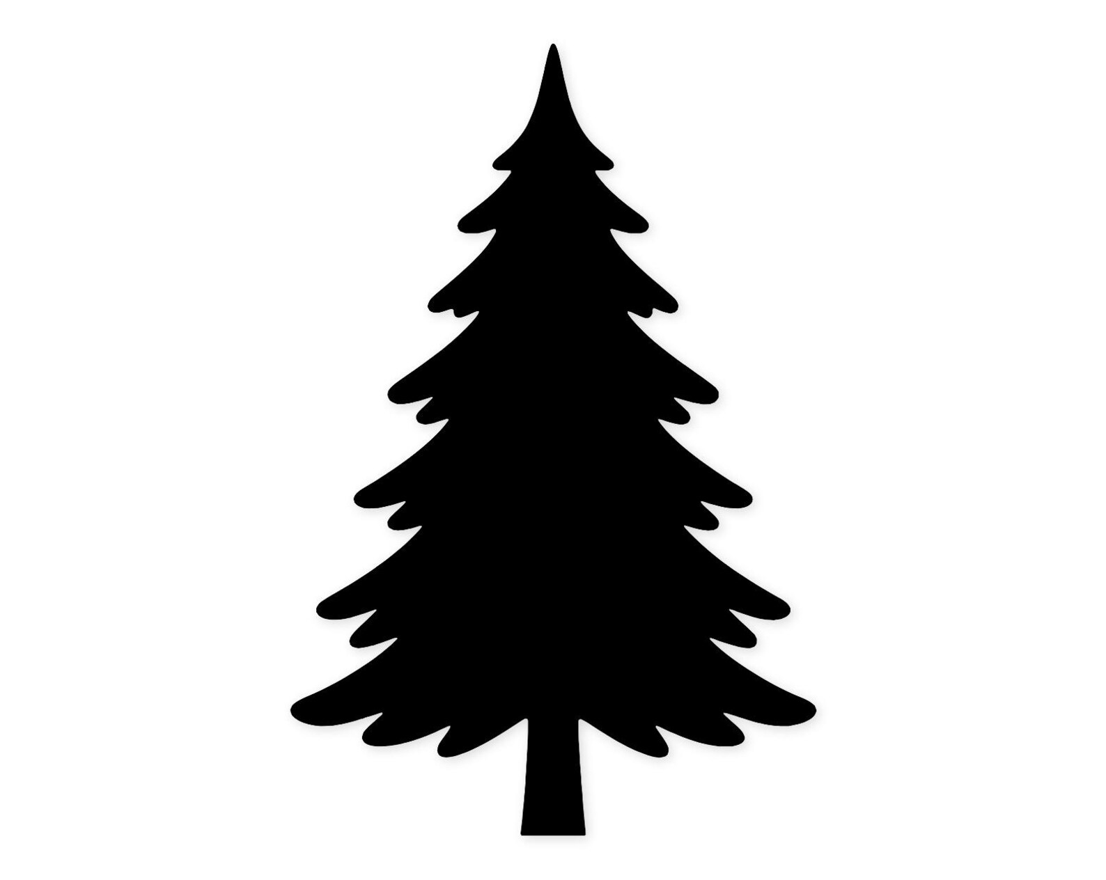 Lone Pine Tree Svg Png: Bold Minimalist Cut File for Crafts - Etsy