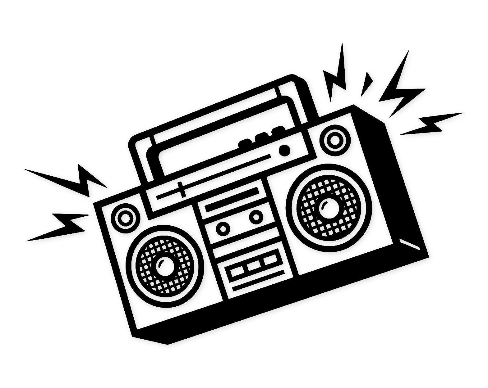 Boombox Svg Png: Cut Ready Digital Design for Cricut Silhouette - Etsy
