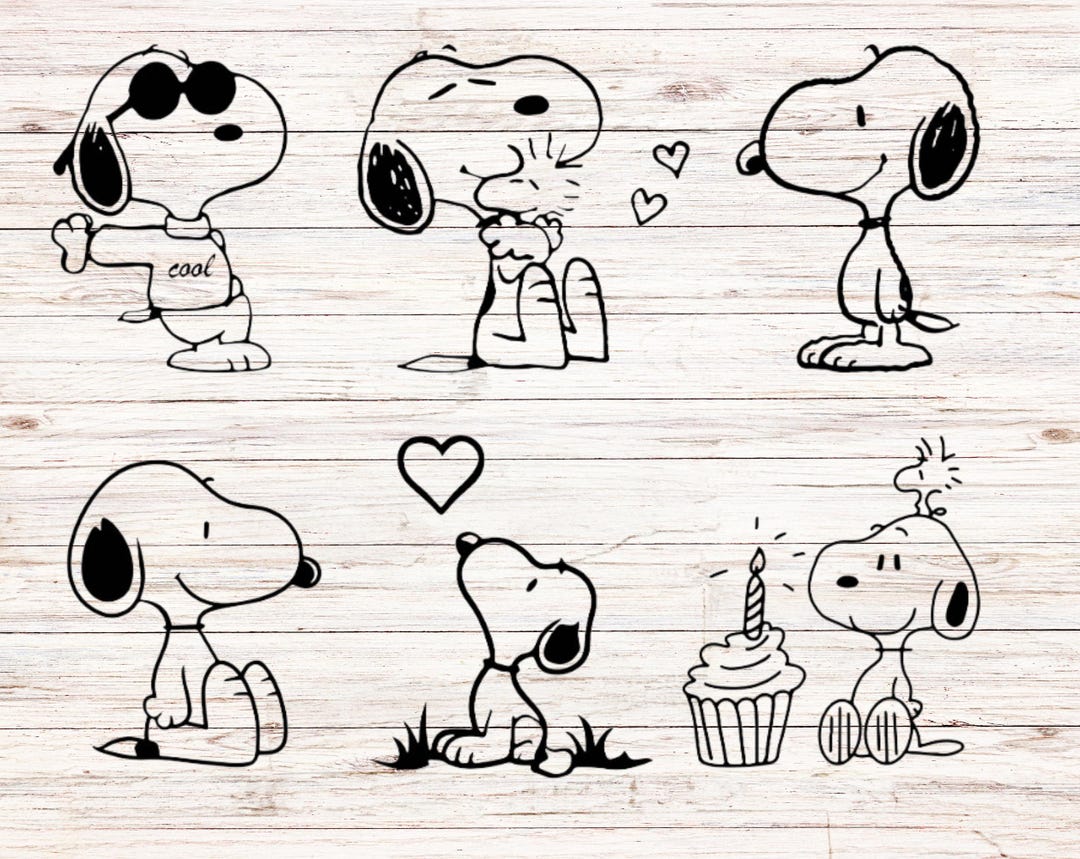 Cute Dog Svg, Cute Puppy Bundle Svg, Dog Birthday Svg Cut Files for ...