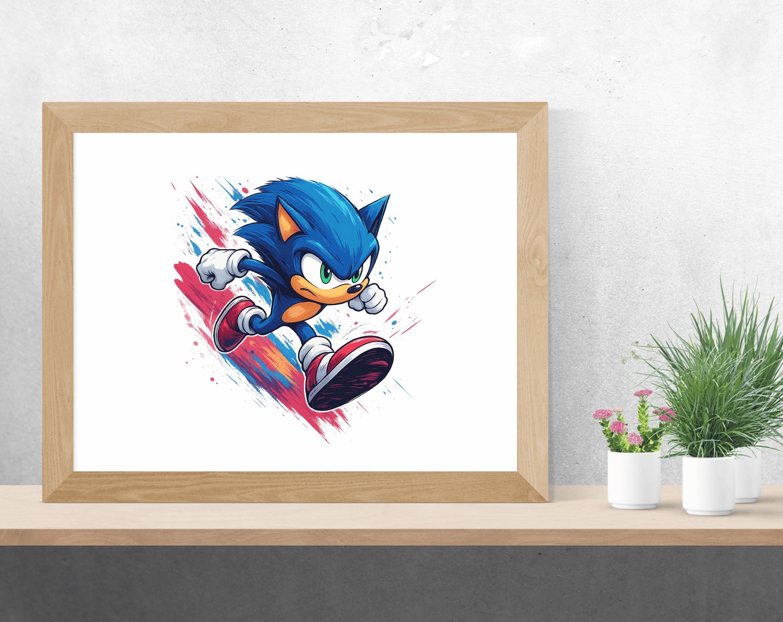 Sonic PNG | Running Speed Burst Clipart | Sonic the Hedgehog ...