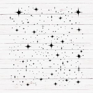 Stars Svg, Sparkles Svg, Minimalist Starry Design, Sparkle Clipart ...