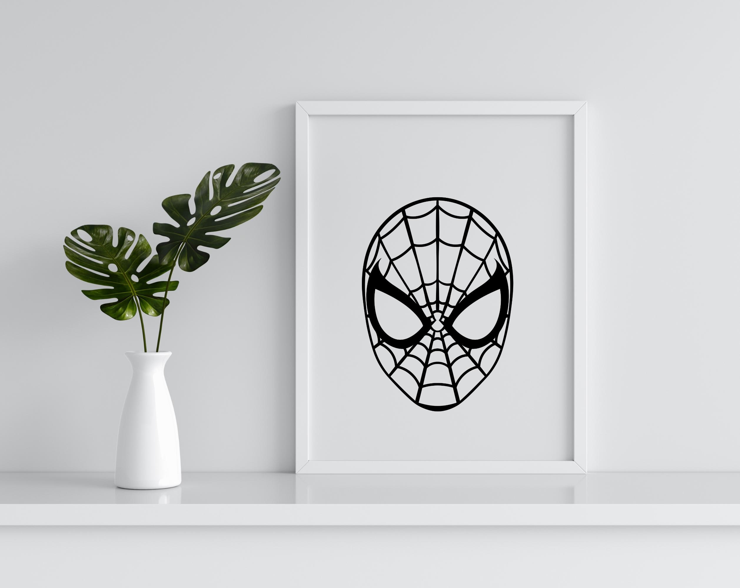 Spiderman Svg, Spiderman Outline Svg, Spiderman Face Svg, Spiderman ...