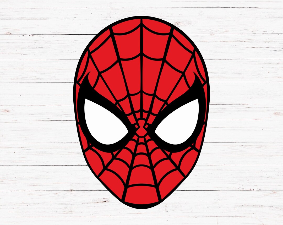 Spiderman Svg, Layered Spiderman Face Svg, Spiderman Face Png ...