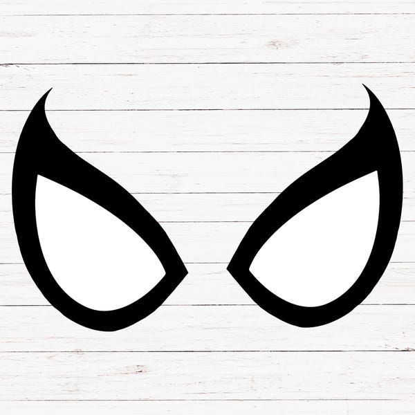 Spiderman Eyes Template - Etsy