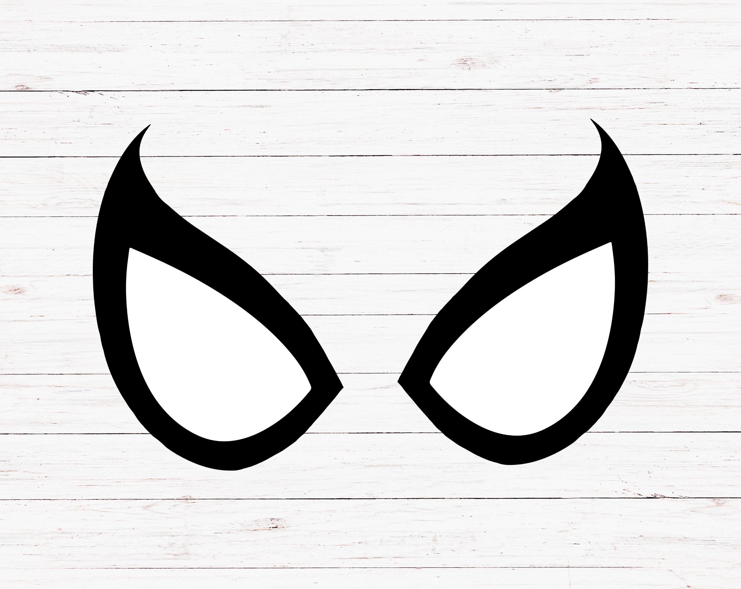 Spiderman Svg, Spiderman Eyes Svg, Layered Spiderman Eyes Svg ...