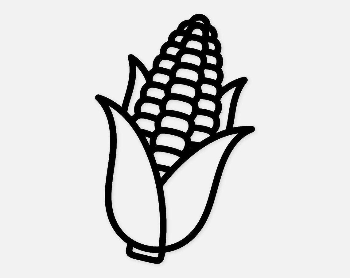 Harvest Corn Icon Svg Png: Cut Ready Digital Design for Cricut ...