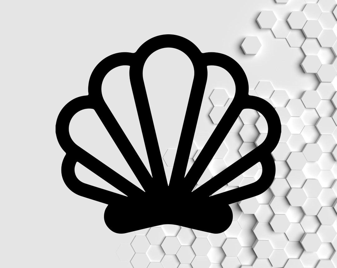 Sea Shell Svg - Elegant Sea Shell SVG & PNG - Simple Ocean-themed Line ...