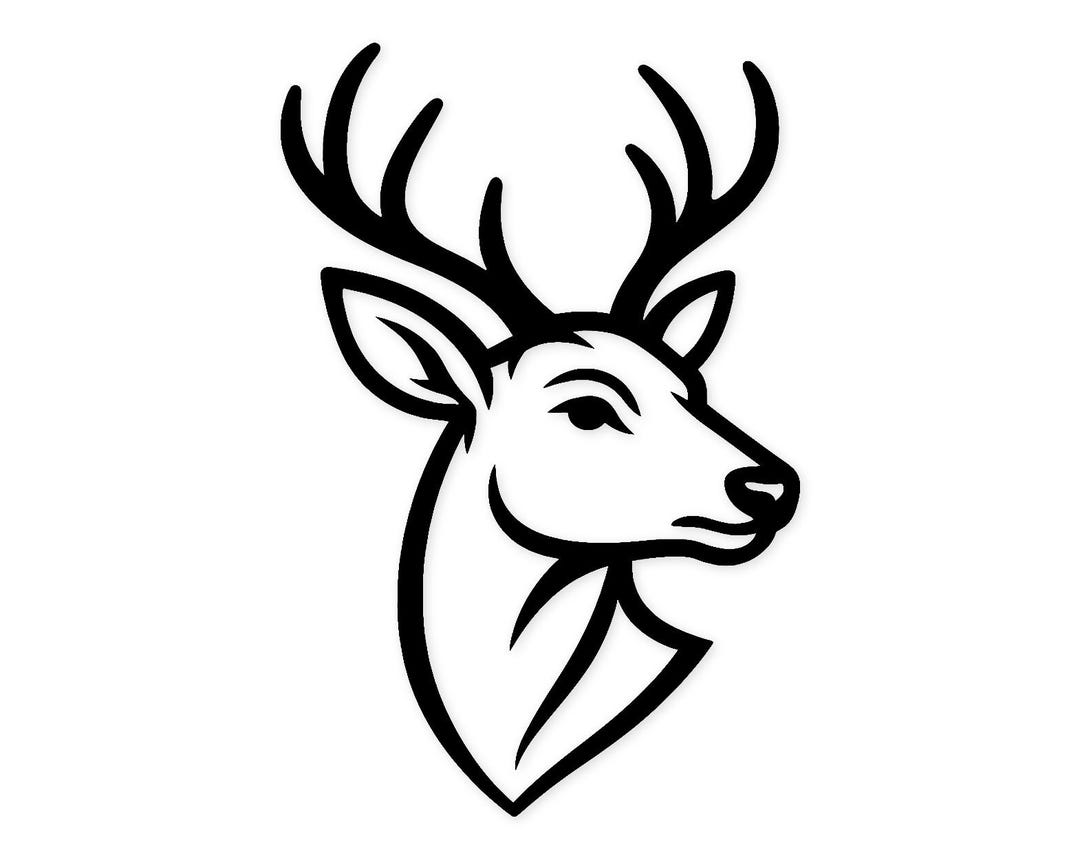 Elegant Deer Svg Png: Cut Ready Digital Design for Cricut Silhouette - Etsy