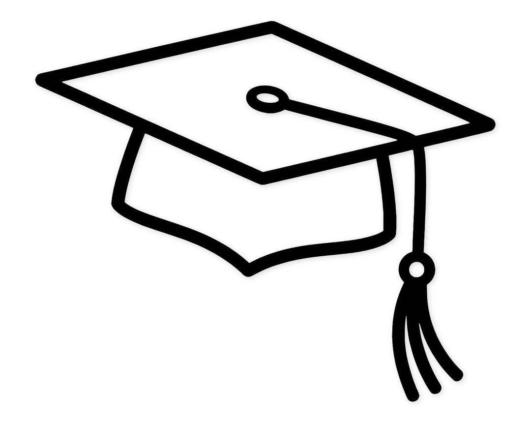Graduation Cap Svg Png: Minimalist Design for Celebratory Projects - Etsy