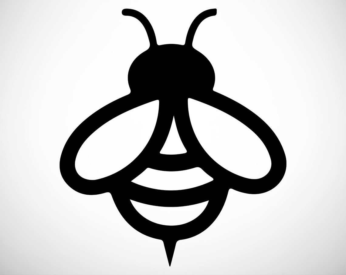 Bee SVG & PNG - Simple Line Art for Crafting, T-shirts, and Home Decor ...