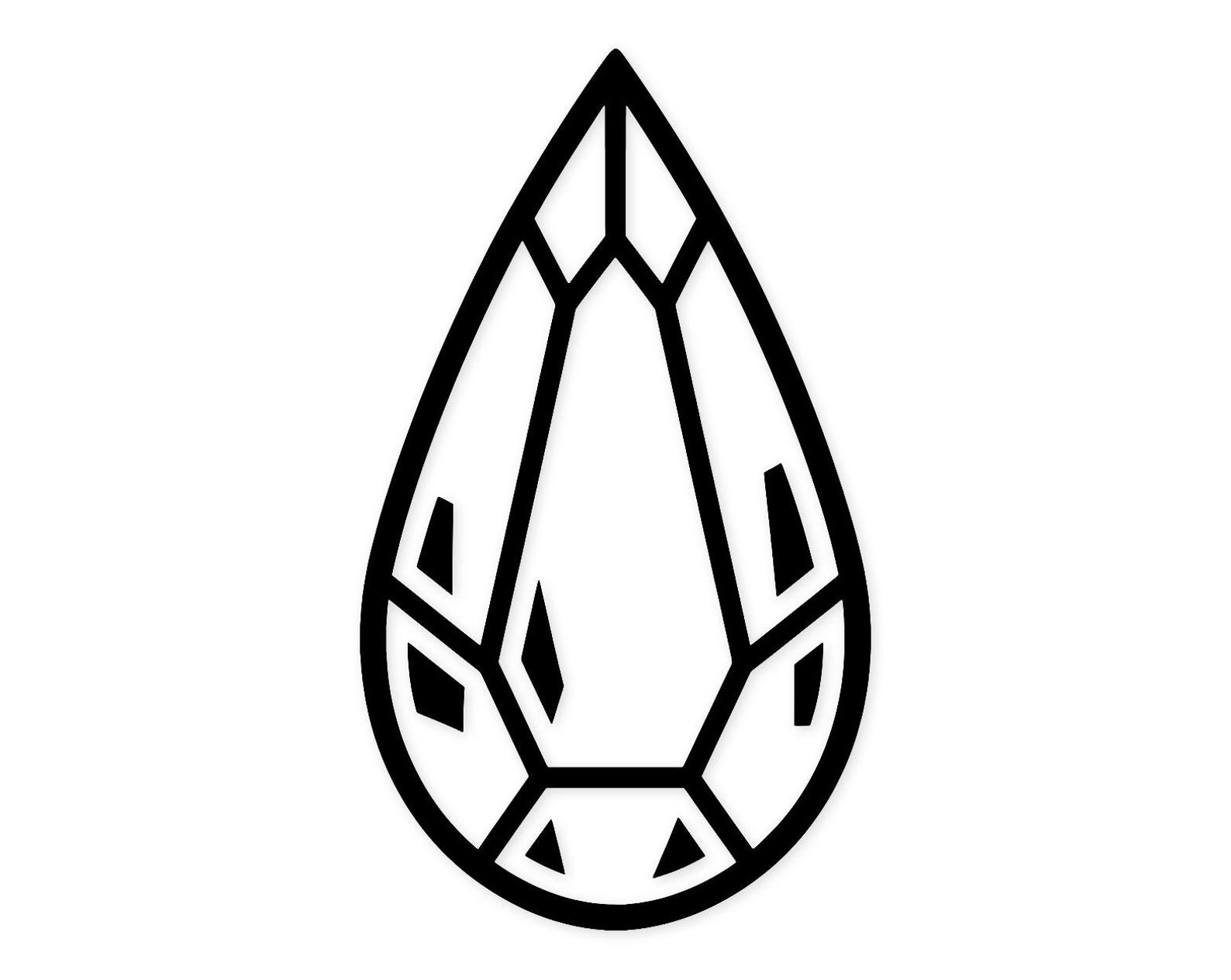 Chandelier Droplet Detail Svg Png: Cut Ready Digital Design for Cricut ...