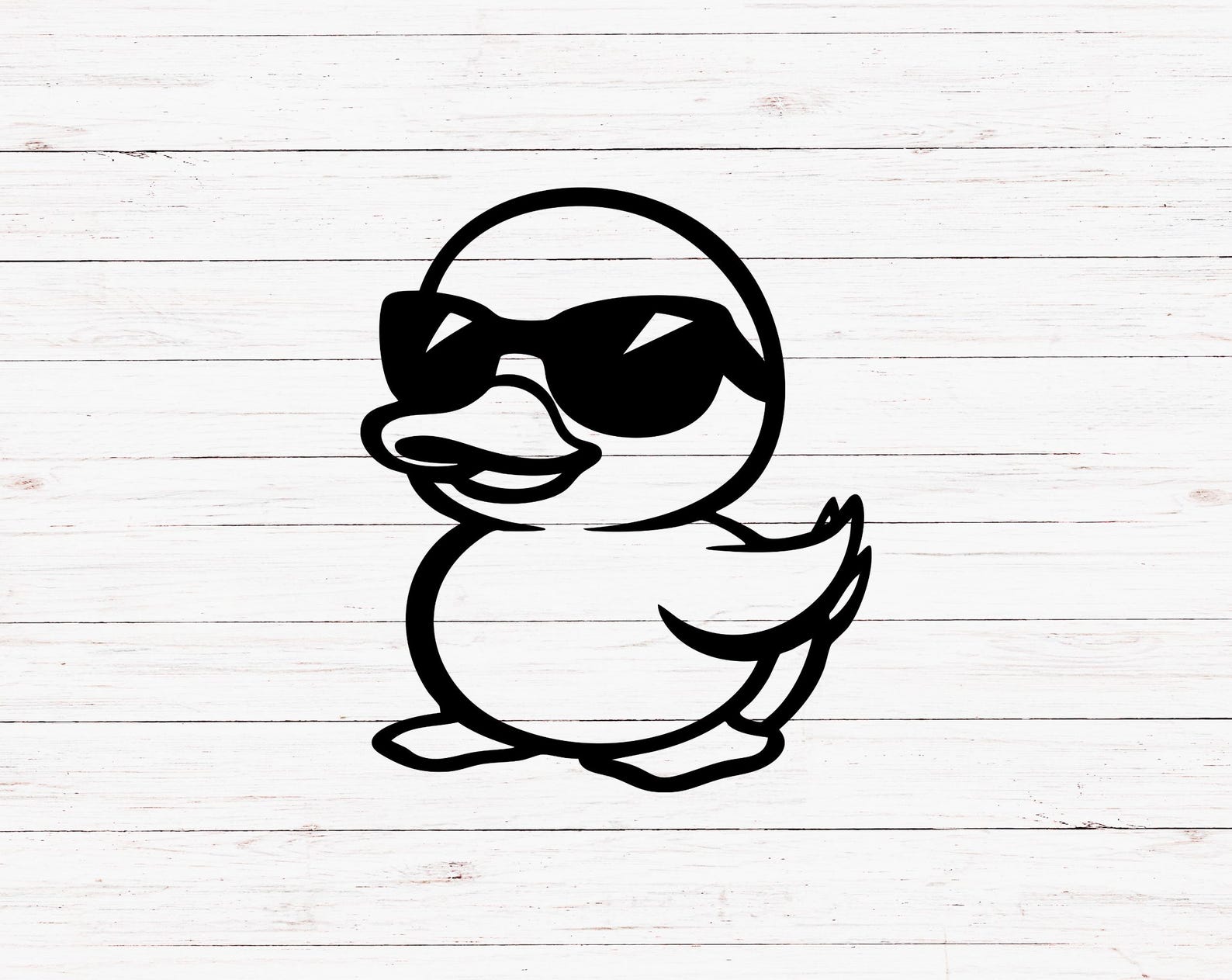 Duck Svg, Duck With Sunglasses Svg, Cool Rubber Duck With Sunglasses ...