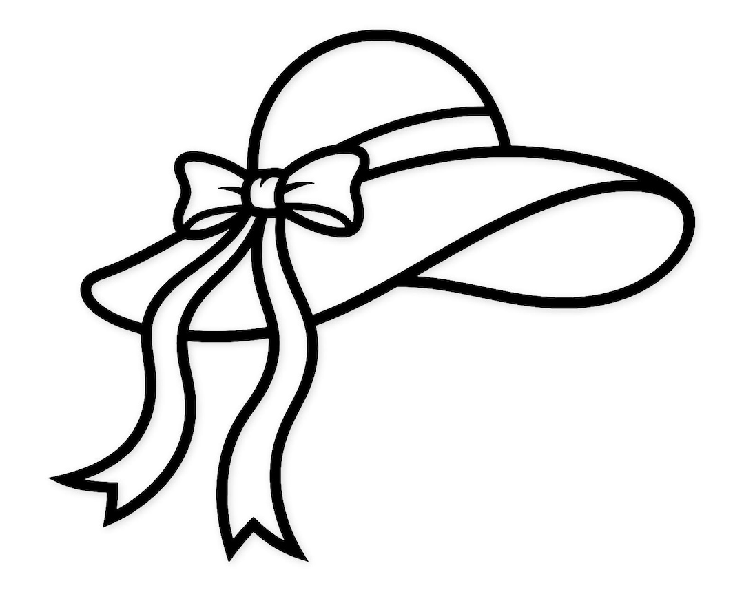 Chic Hat Svg Png: Elegant Cut File for T-shirts - Etsy Australia