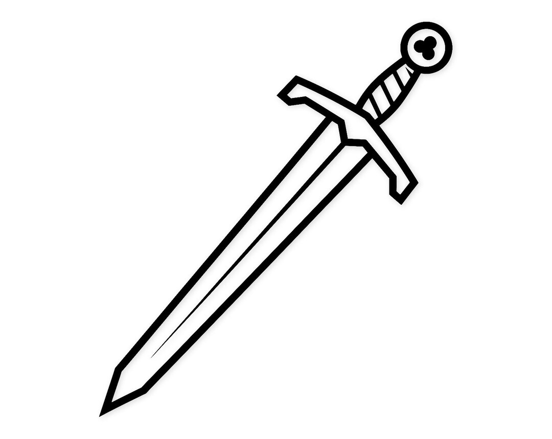 Sword Icon Svg Png: Bold Cut File for T-shirts - Etsy