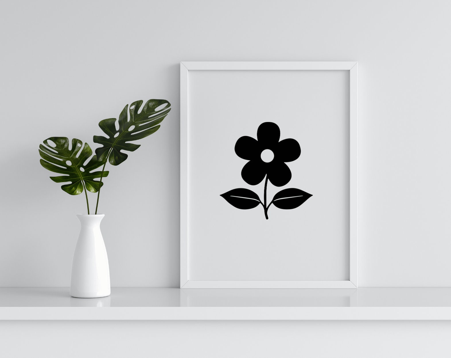 Flower SVG & PNG - Delicate Floral Design for DIY Crafts, Apparel, and ...