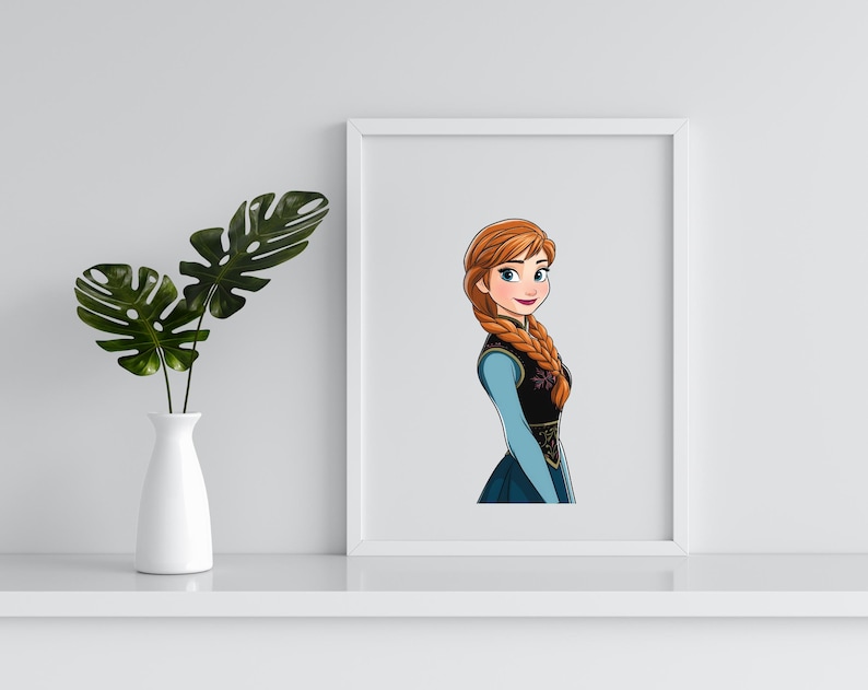 Anna Png, Cartoon Style Anna Clipart, Frozen Anna Png, Frozen Clipart ...