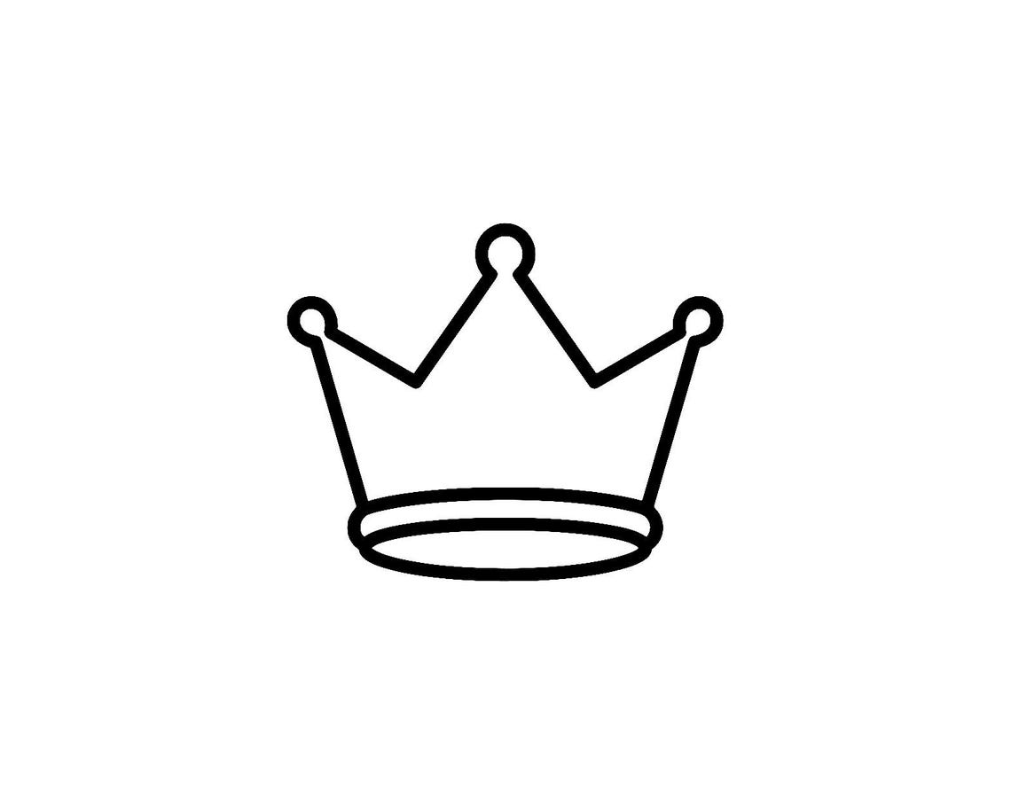 Baby Crown Svg | Cute Crown Silhouette for Kids' Designs | Printable ...