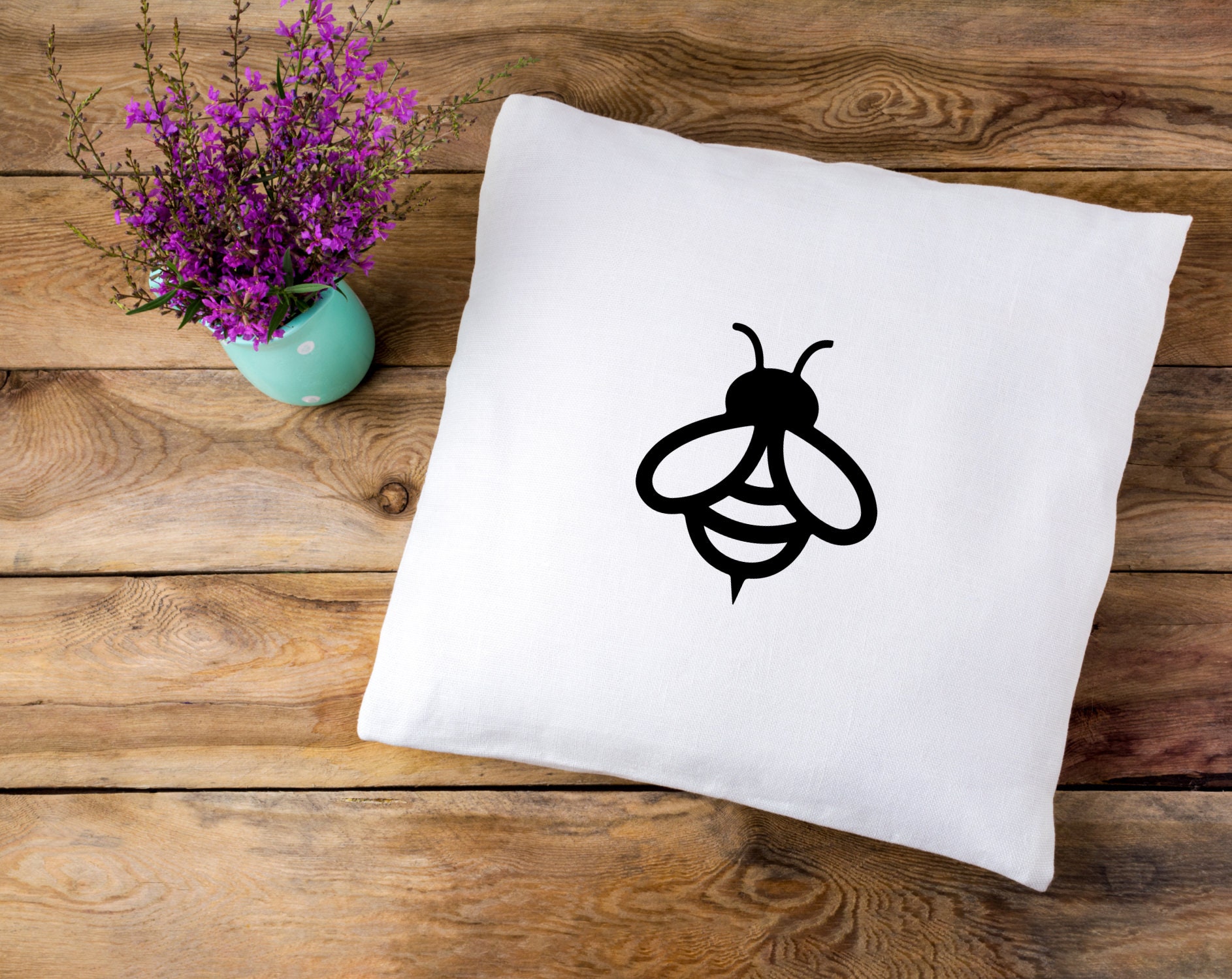 Bee SVG & PNG - Simple Line Art for Crafting, T-shirts, and Home Decor ...