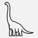 Long Neck Dinosaur Svg Png: Cut Ready Digital Design for Cricut ...