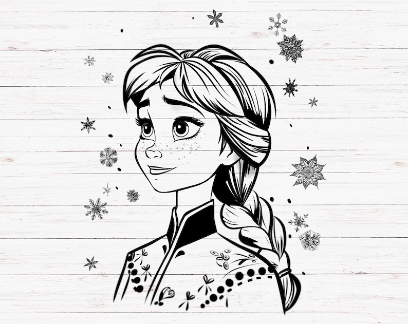 Anna Svg, Anna Png, Frozen Anna Svg, Frozen Anna Png, Frozen Anna ...