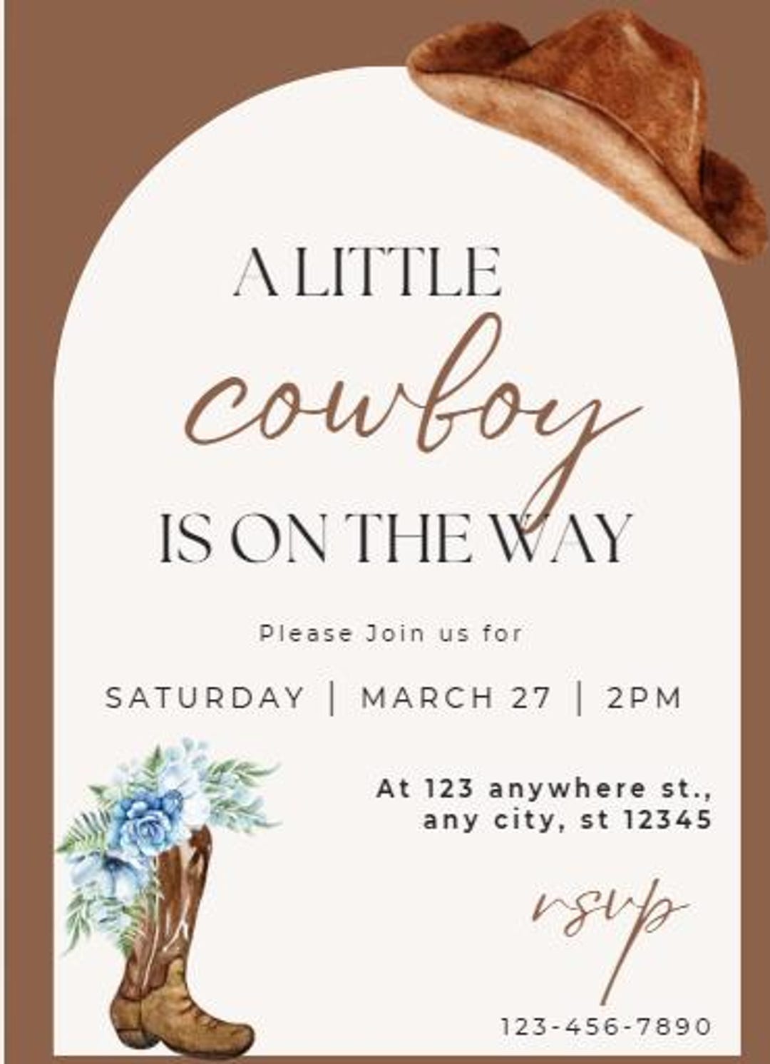 Custom Baby Shower Invitations - Etsy