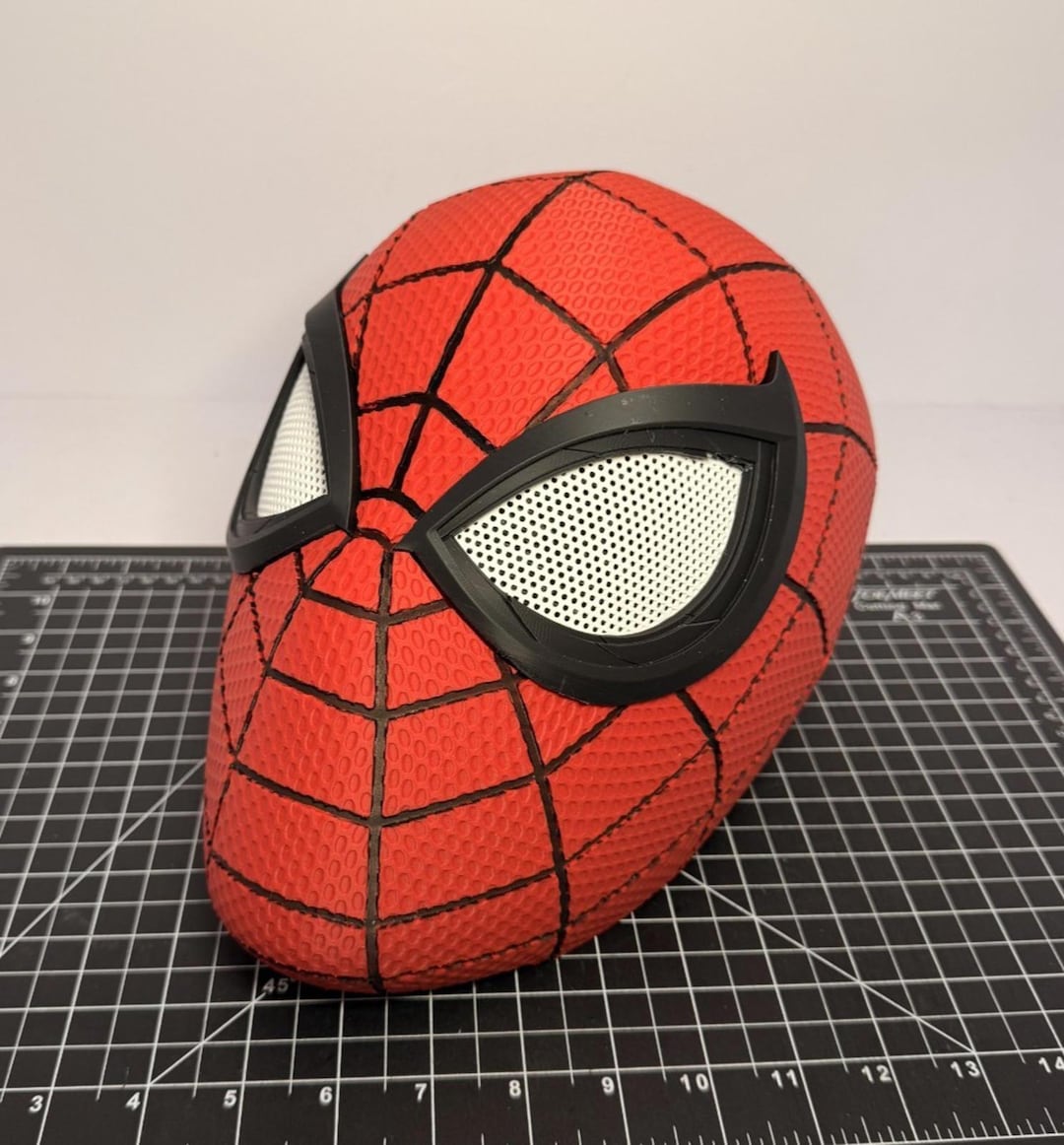 3D Printed Spider-man Full Face Mask Helmet Mesh Eyes Adult - Etsy