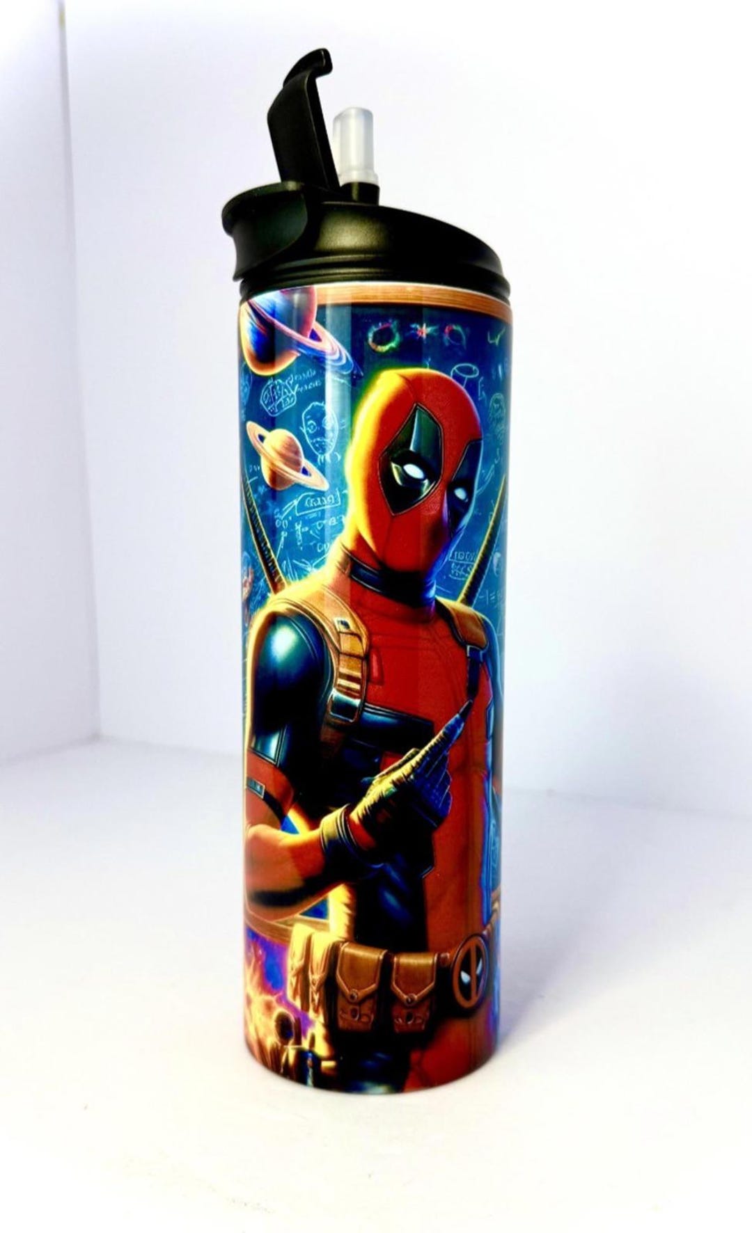 20 Oz Deadpool Back to School Stainlesssteel Tumbler W/ Twist on Lid ...